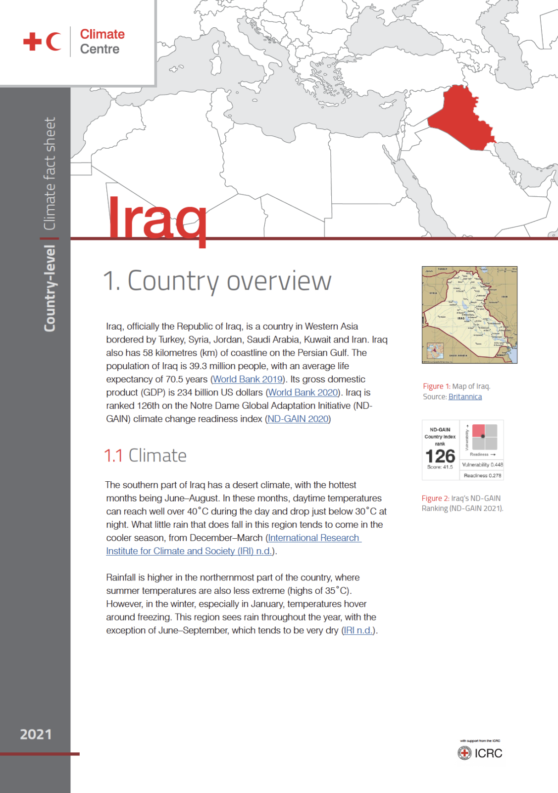 Iraq – Red Cross Red Crescent Climate Centre